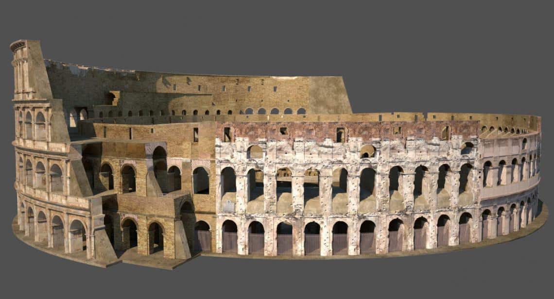 Colosseum 3D Model - Colosseum Rome Tickets
