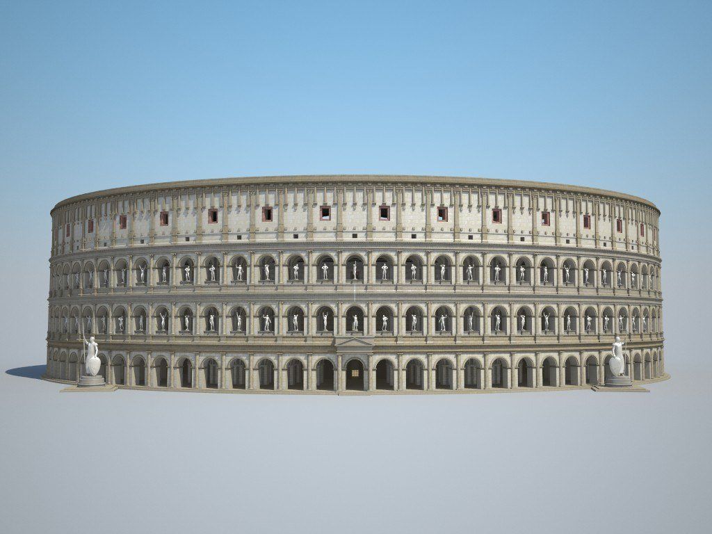 Colosseum 3D Model - Colosseum Rome Tickets
