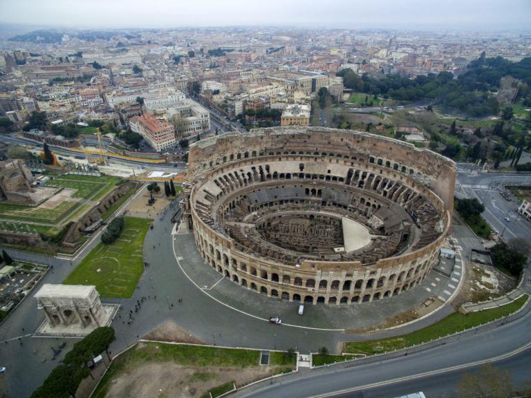 Colosseum Aerial Views - Colosseum Rome Tickets