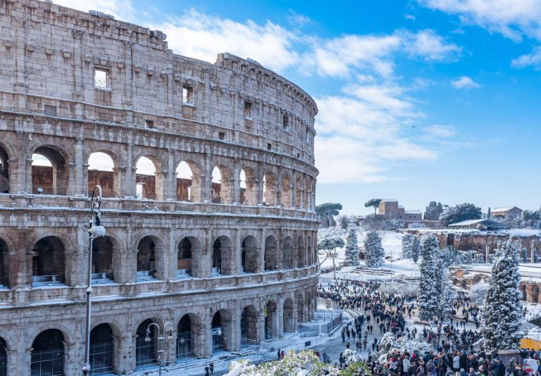 Colosseum under the Snow - Colosseum Rome Tickets