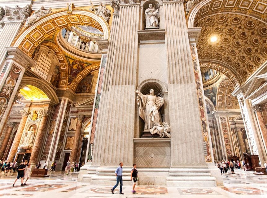 Vatican & St. Peter’s Basilica and Vatacombs Tour - Colosseum Rome Tickets