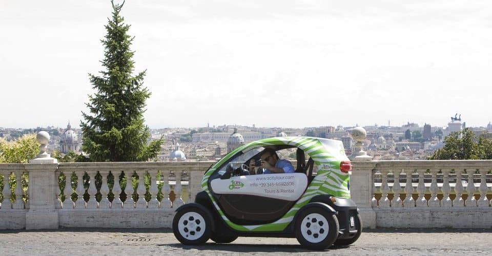 Electric Car Rental in Rome
